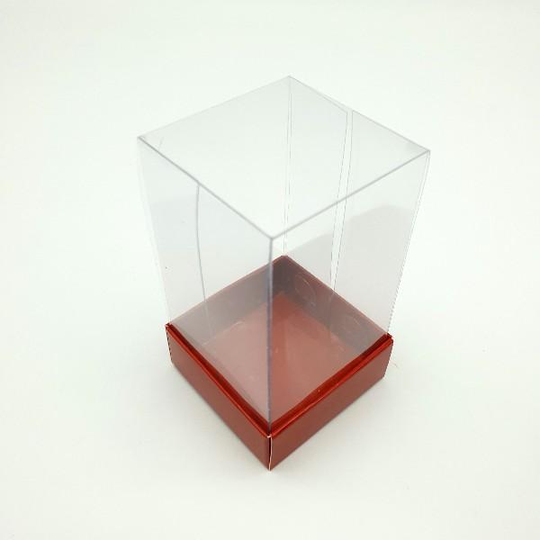 5x5x8 Altı Bordo Karton Üstü Asetat Kutu - 5.14 TL + KDV