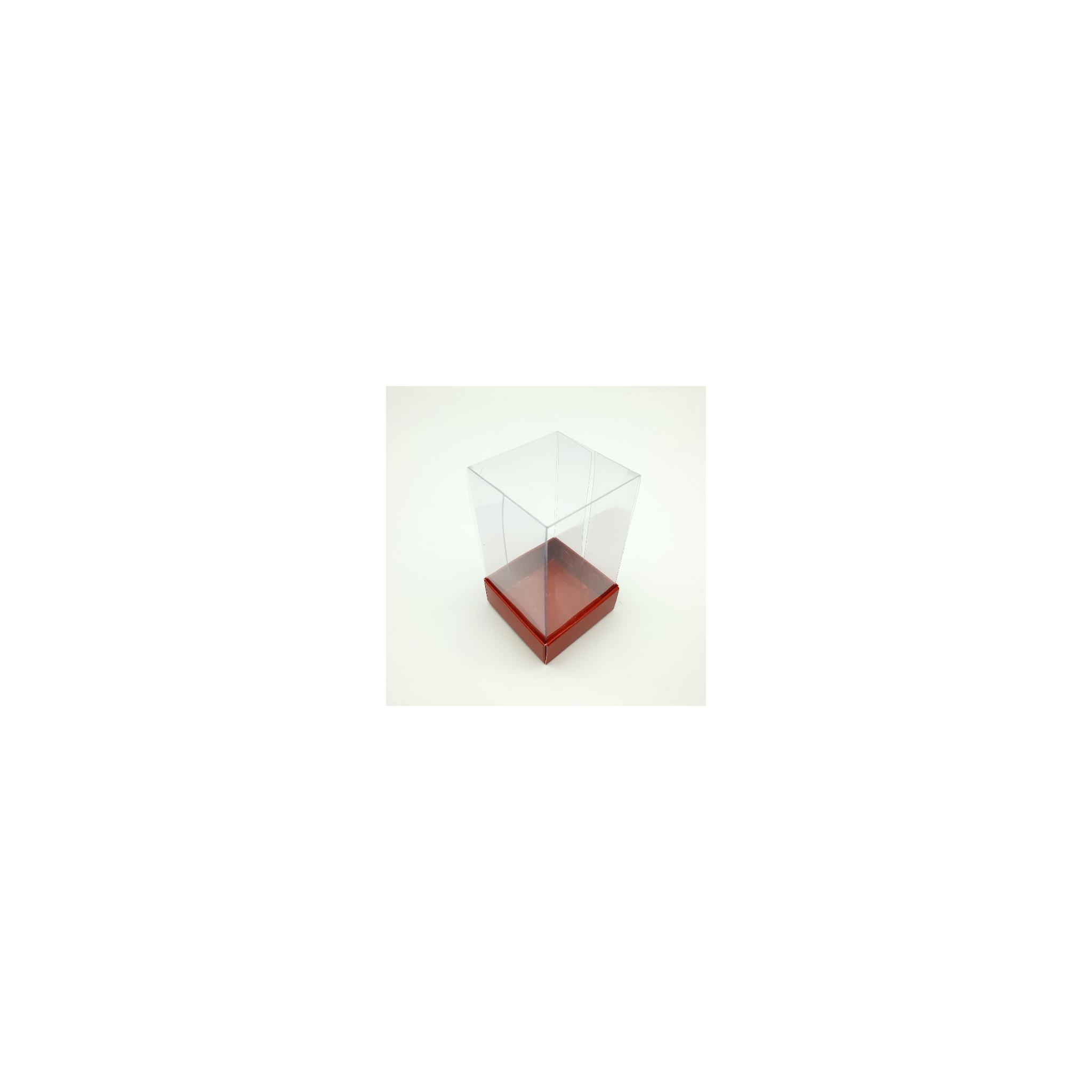 5x5x8 Altı Bordo Karton Üstü Asetat Kutu - 5.14 TL + KDV